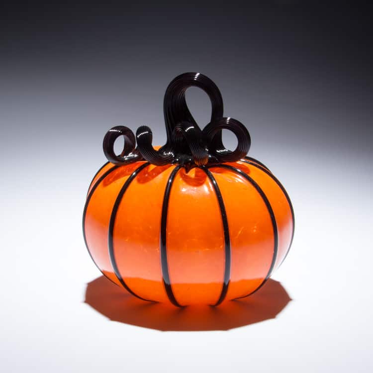 Jack Glass Pumpkin | handblown glass | fall decor